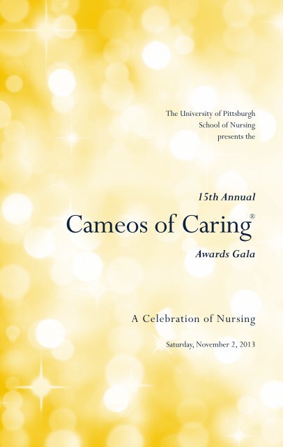 15th Annual Cameos of Caring® Awards Gala - School of Nursing