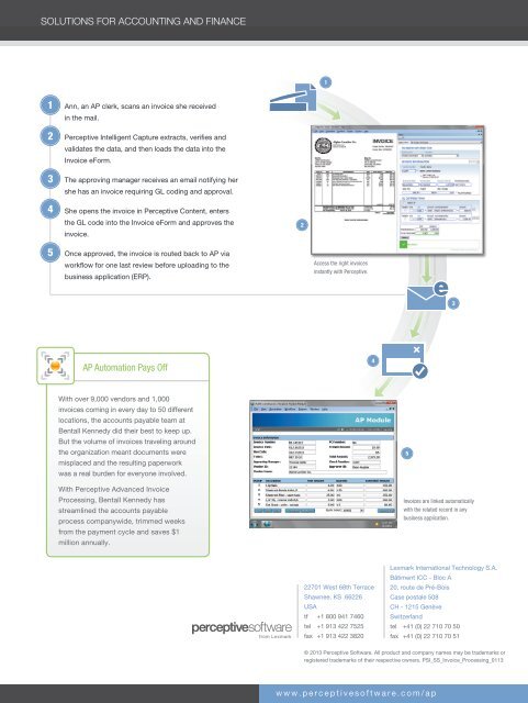 SOLUTIONS FOR ACCOUNTING