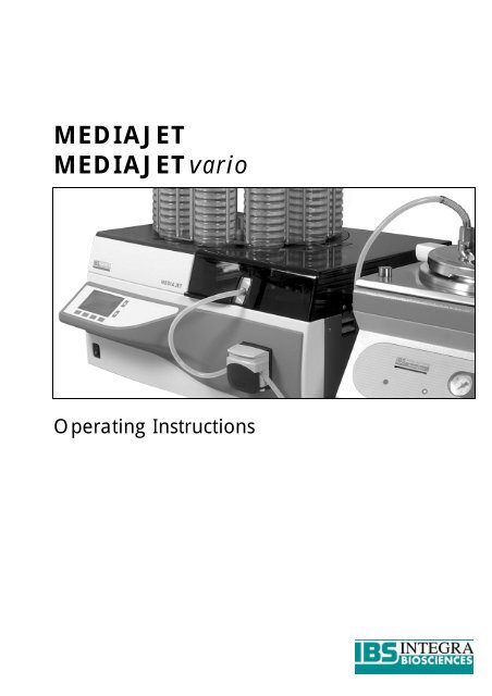 MEDIAJET MEDIAJETvario - INTEGRA Biosciences