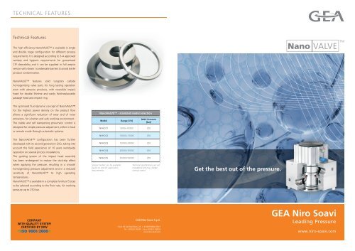 Nano - GEA Process Engineering Nederland BV