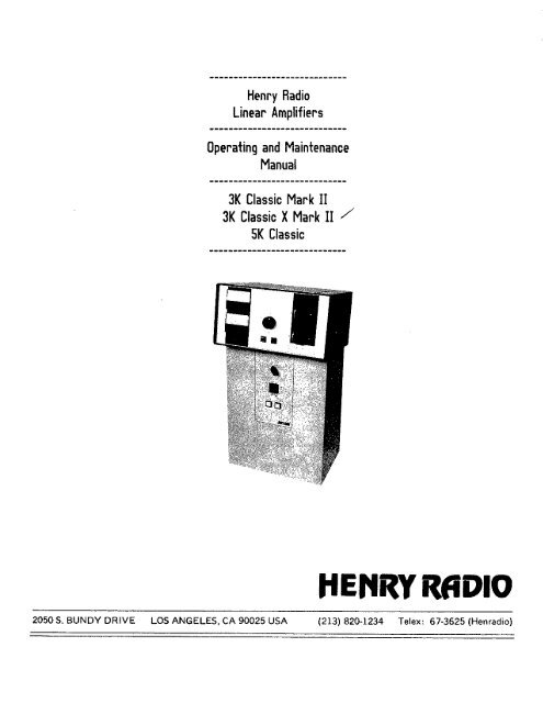 Henry 3K Classic - Ne7x.com