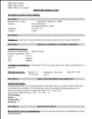 Material Safety Data Sheet (MSDS) And Useful ... - U.S. Army