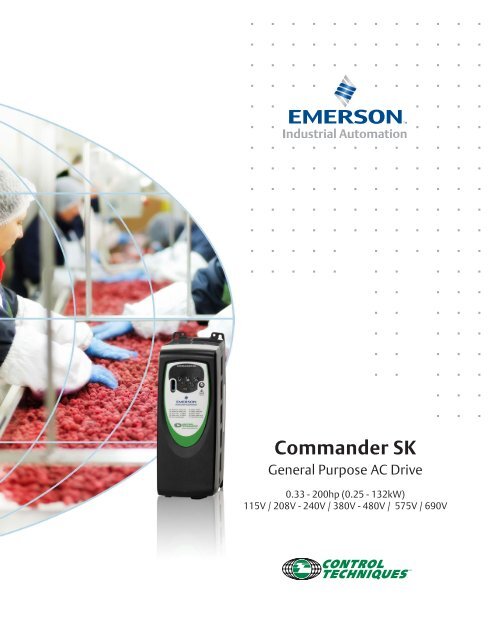 Commander SK Brochure 1107 - Emerson Industrial Automation