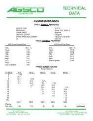Material Safety Data Sheet (MSDS) Coal Slag, All Grades