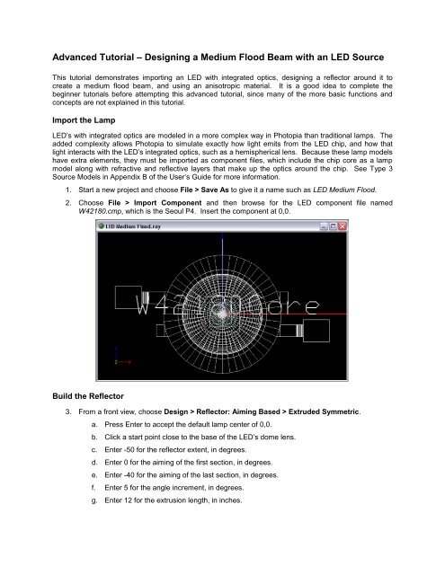 PDF Tutorial - LTI Optics, LLC