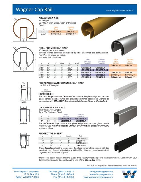 New Cap Railings - Wagnercompanies.com