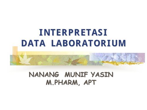 interpretasi data laboratorium
