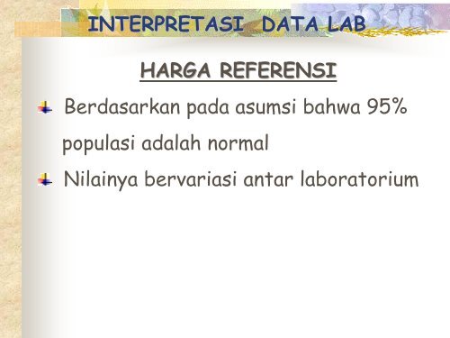 INTERPRETASI DATA LAB HAR