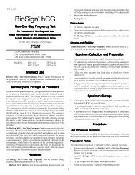 BioSign® Mono - Drug Testing