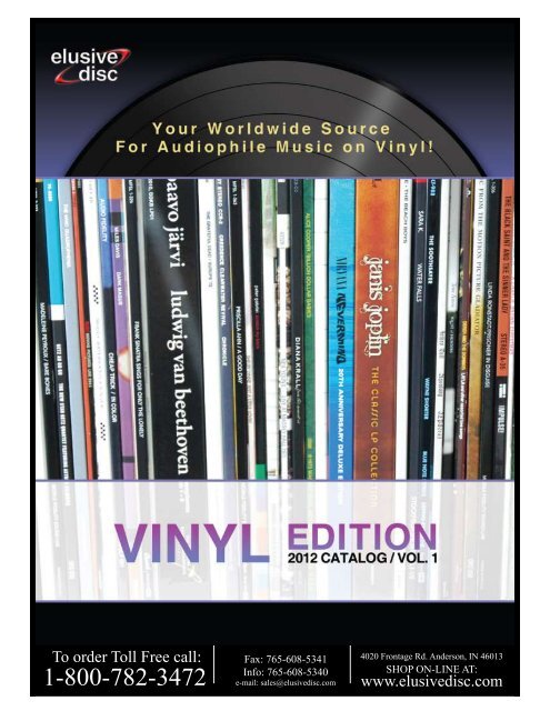 2012 Vinyl Catalog - Elusive Disc