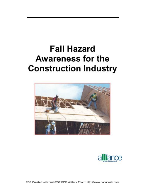Fall Hazard Awareness Training Course Manual
