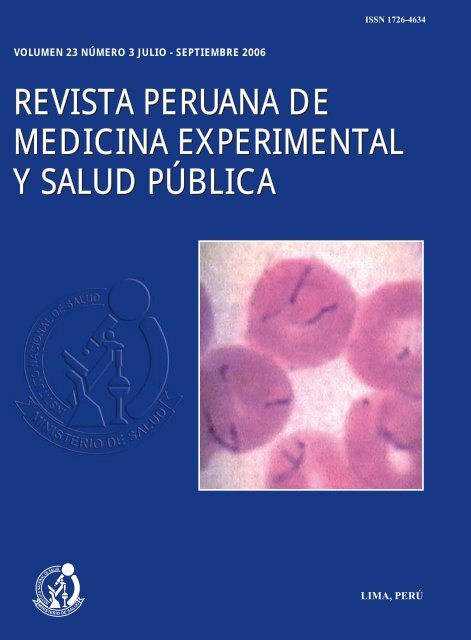 revista peruana de medicina experimental y salud pÃºblica - Instituto ...