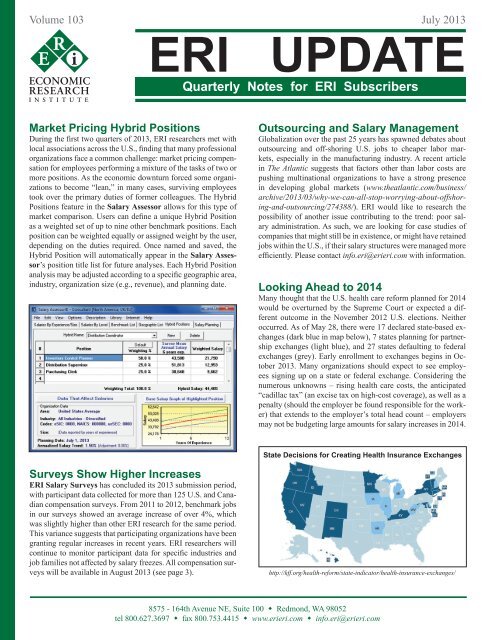 Pricing Hybrid Positions - ERI Economic Research Institute