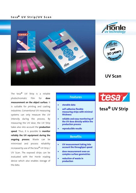 tesa® UV Strip UV Scan - Farbeundlack.de