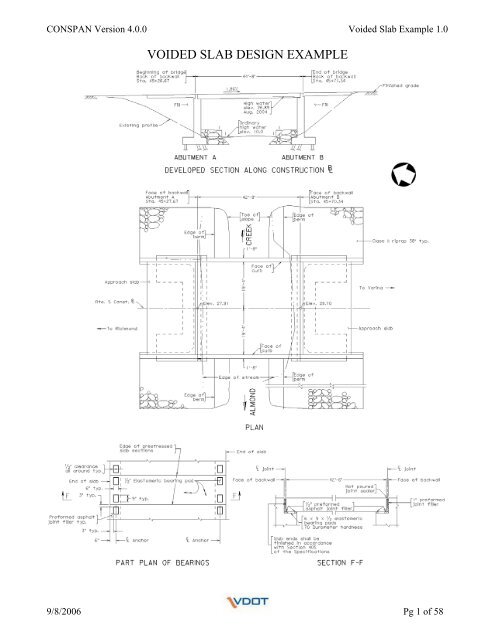 Voided Slab Design Example - using Conspan software