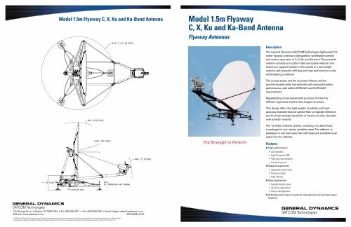 Data Sheet - General Dynamics SATCOM Technologies