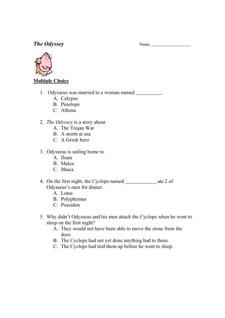 The Odyssey Quiz