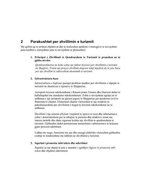 2 Parakushtet per zhvilli 2 Parakushtet per zhvilli
