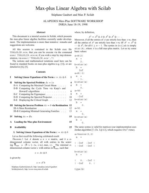 Linear Algebra Formula Sheet