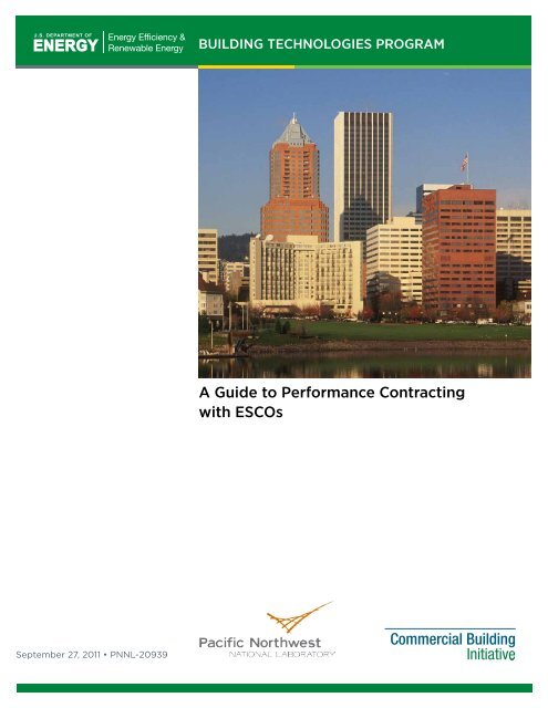 A Guide to Performance Contracting with ESCOs