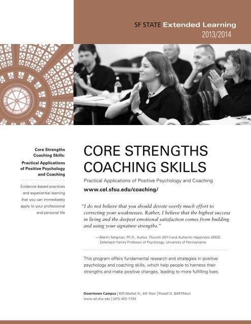 Core Strengths Coaching Skills - College of Extended Learning