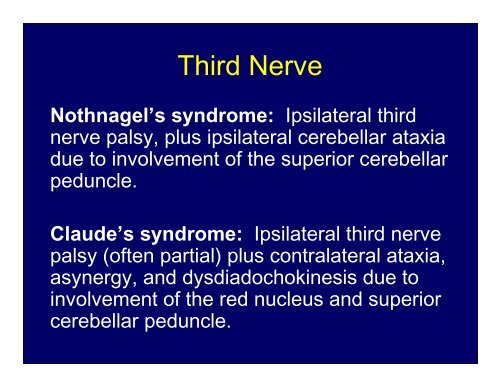 Midbrain Syndrome