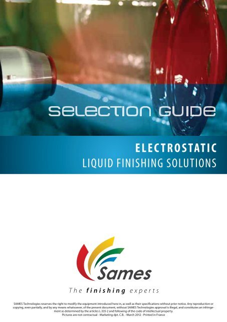 electrostatic liquid finishing solutions - Kremlin Rexson Sames