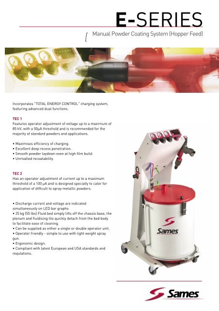 E-Series Hopper - Kremlin Rexson Sames