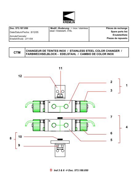 CTM 2 3 1 5 6 7 4 9 10 8 11 12 - Kremlin Rexson Sames