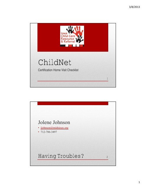 ChildNet - Iowa Child Care Resource & Referral