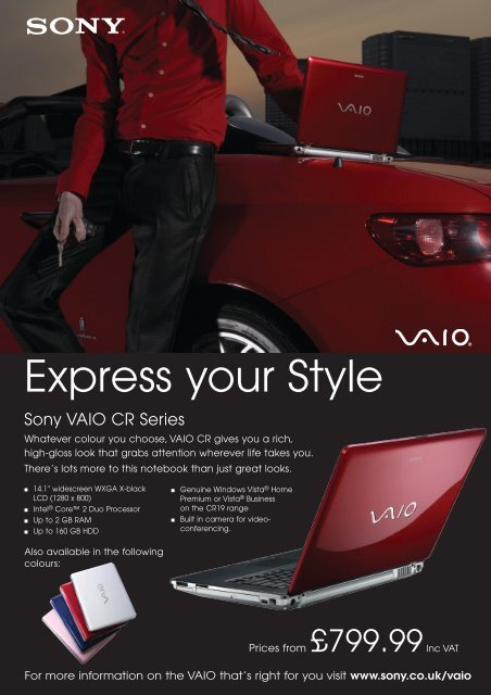 Sony VAIO CR Series - I Want IT