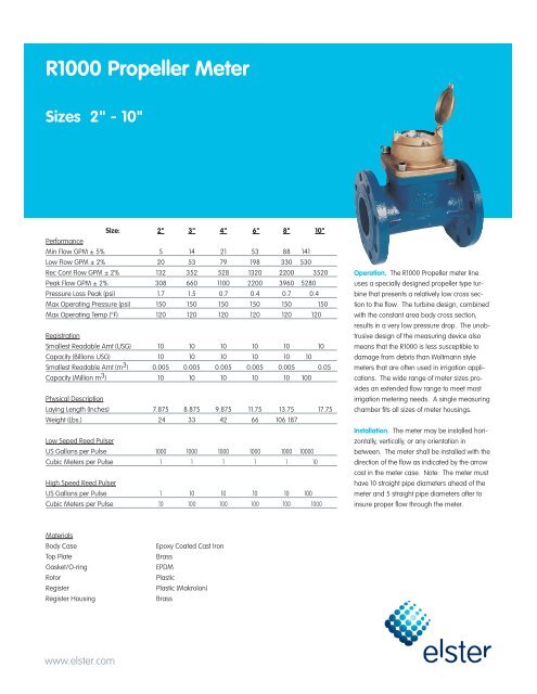 Elster watermeter R1000WPTM - ODS-instrumentatie NL