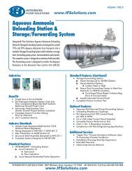 Anhydrous Ammonia Unloading Station & Storage/Vaporizer System