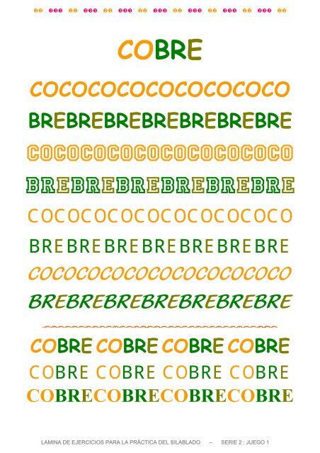 COBRE COCOCOCOCOCOCOCOCO