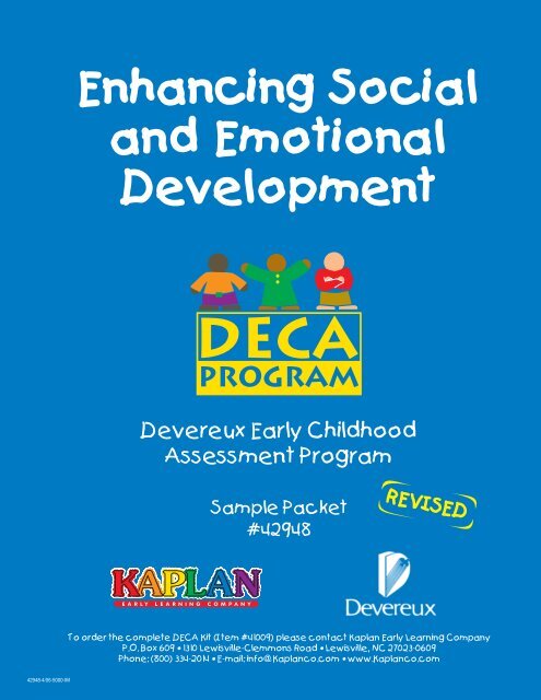 DECA Manual - Kaplanco.com
