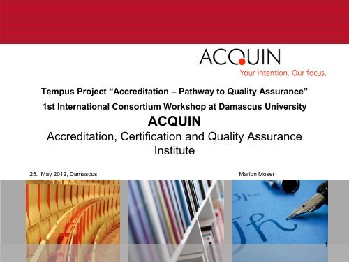 ACQUIN structure - Tempus Accreditation