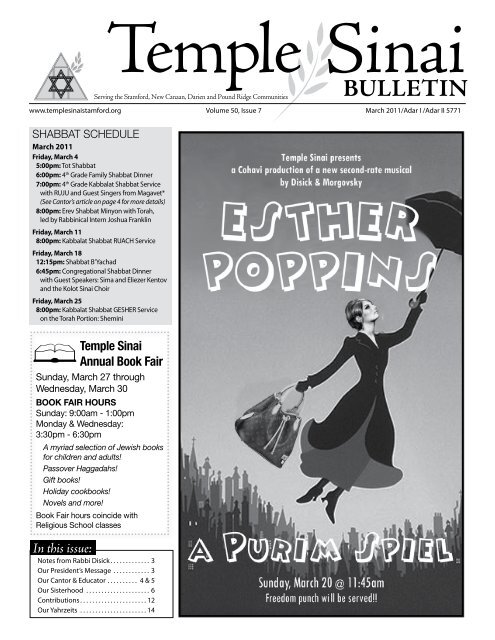 Bulletin - Temple Sinai