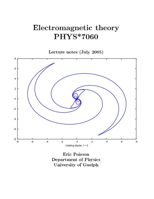 Classical electrodynamics