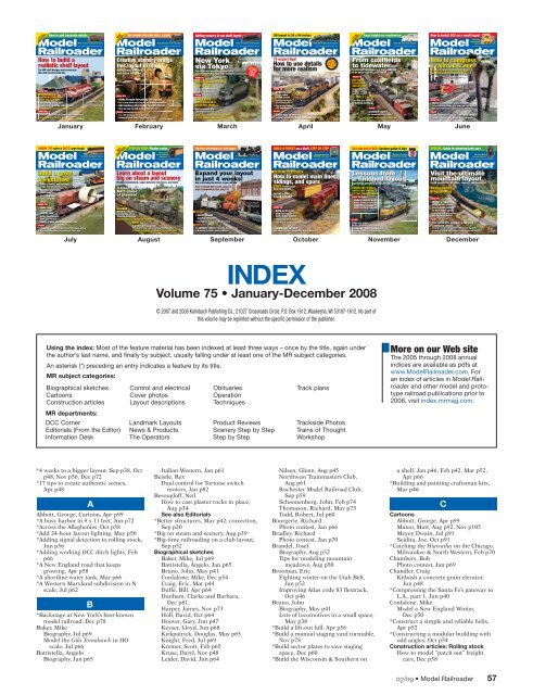 2008_index - Model Railroader