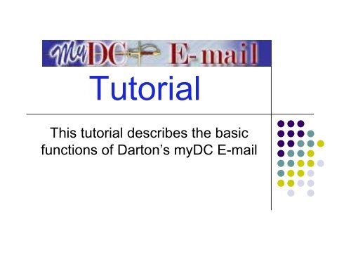 How do I check my MyDC Email? - Darton College