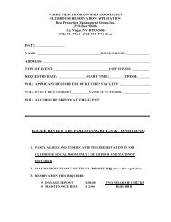 Clubhouse Rental Agreement Form - Real Properties Management ...