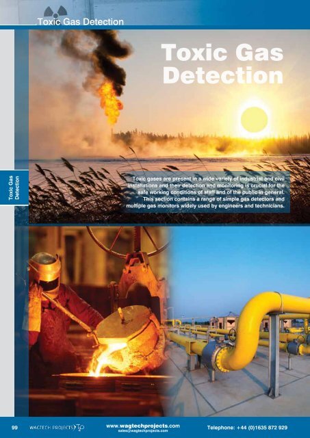 Toxic Gas Detection - Wagtech Projects Ltd