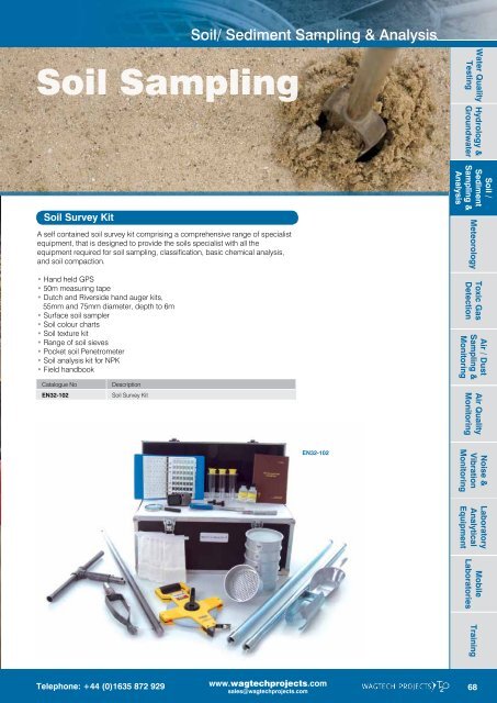 Soil Sampling - Wagtech Projects Ltd