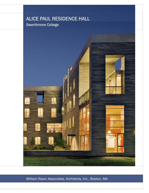 Project Sheet - William Rawn Associates