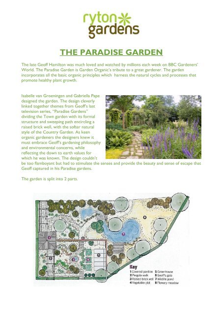 THE PARADISE GARDEN - Ryton Gardens