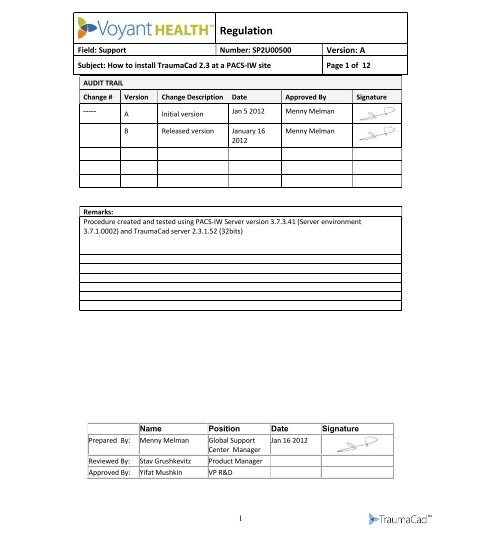 How to install TraumaCad 2.3 at a PACS-IW site.pdf - Voyant Health