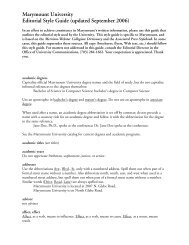 Campus Map - Marymount University in Arlington, Virginia