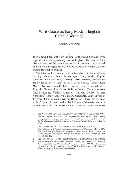 Modern English Writing