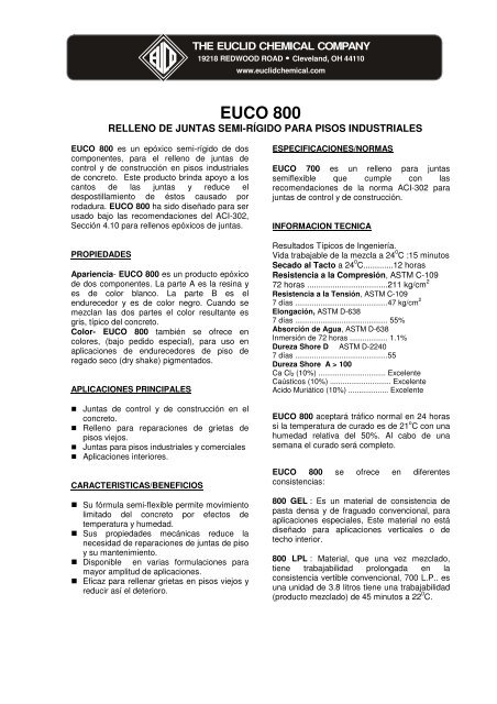 EUCO 800 . - Qsi