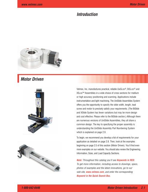 Complete Motorized Chapter - Velmex UniSlide